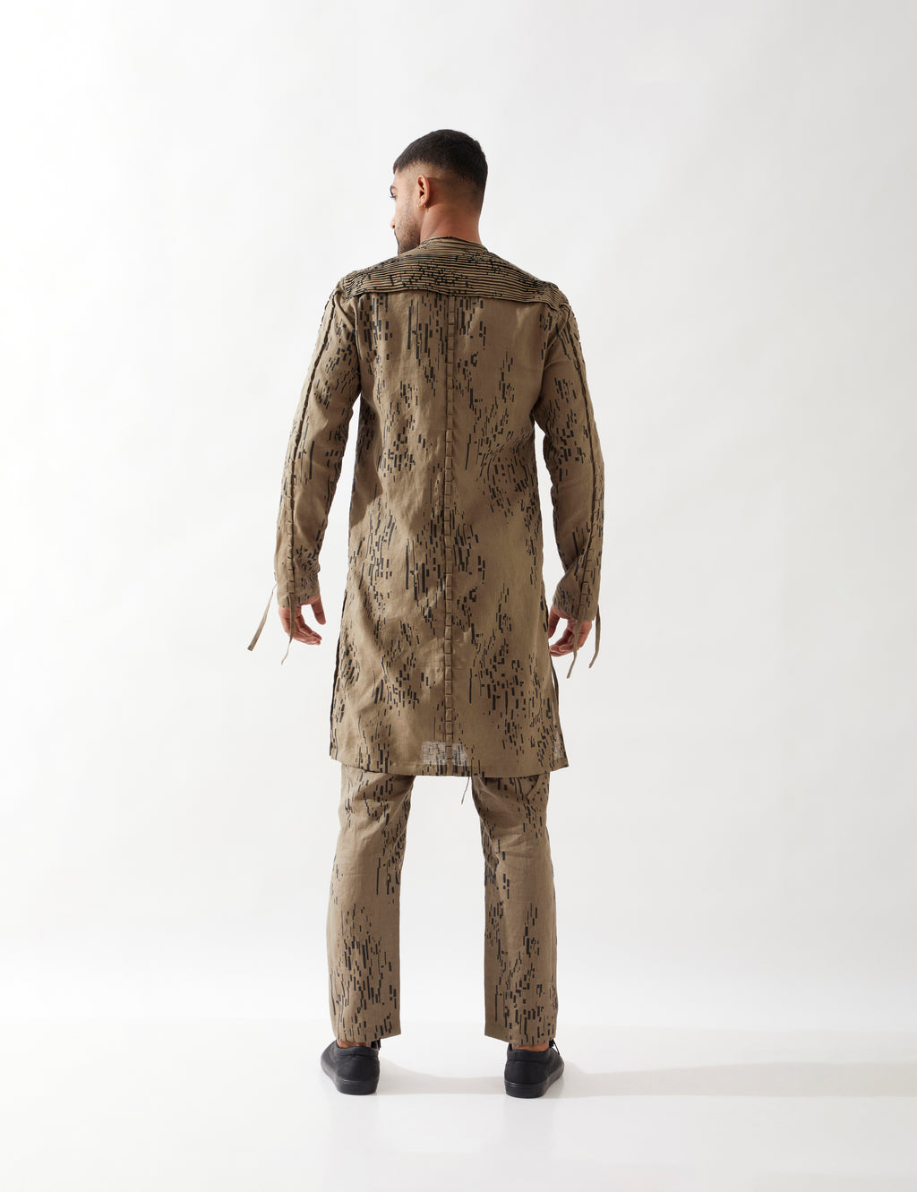 COLTON BRICKS KURTA SET - OLIVE – Son Of A Noble
