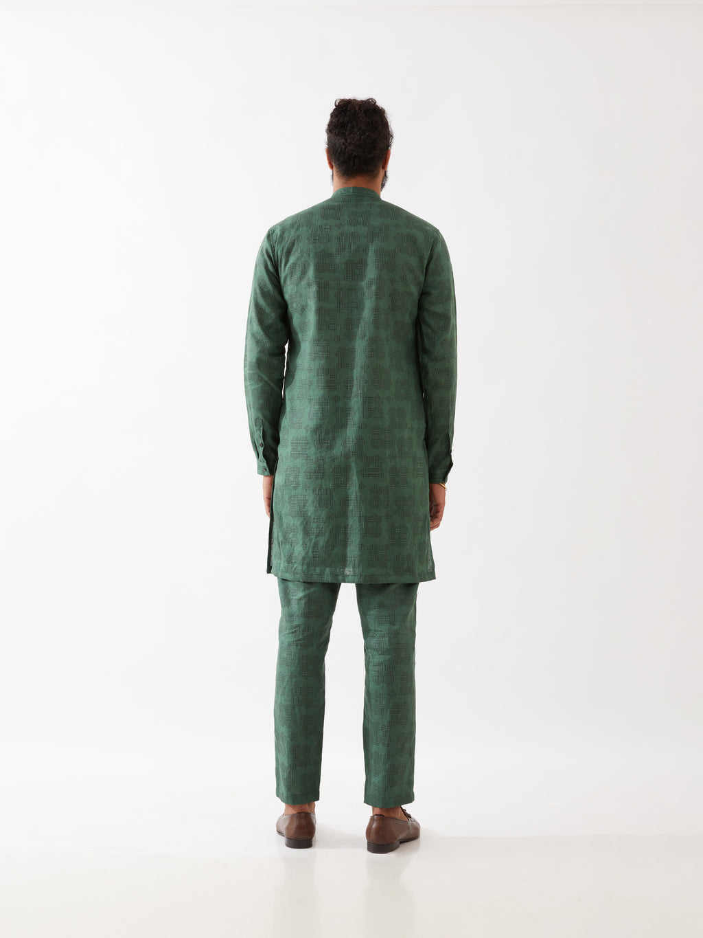 ACE FLORA KURTA - GREEN – Son Of A Noble