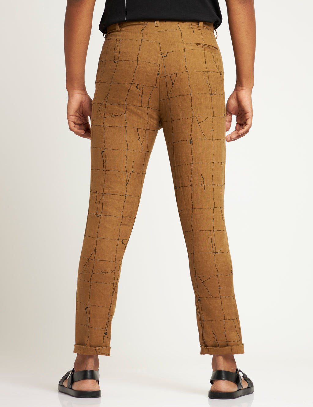 TOCO- TROUSER - TILES - GOLDEN BROWN – Son Of A Noble