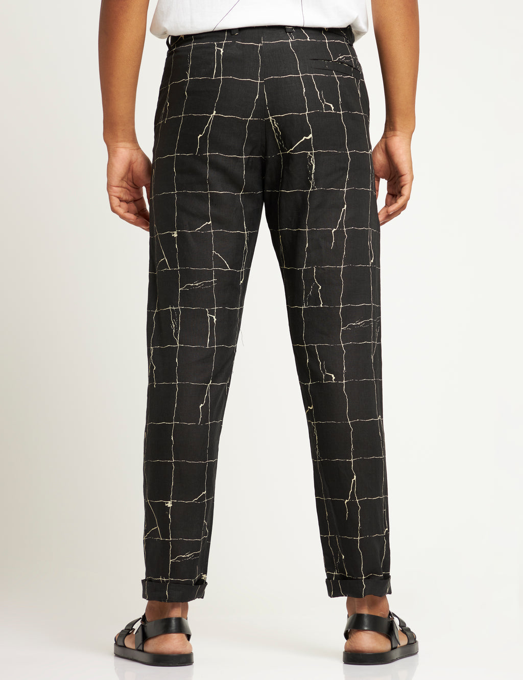 TOCO - TROUSER - TILES - BLACK – Son Of A Noble